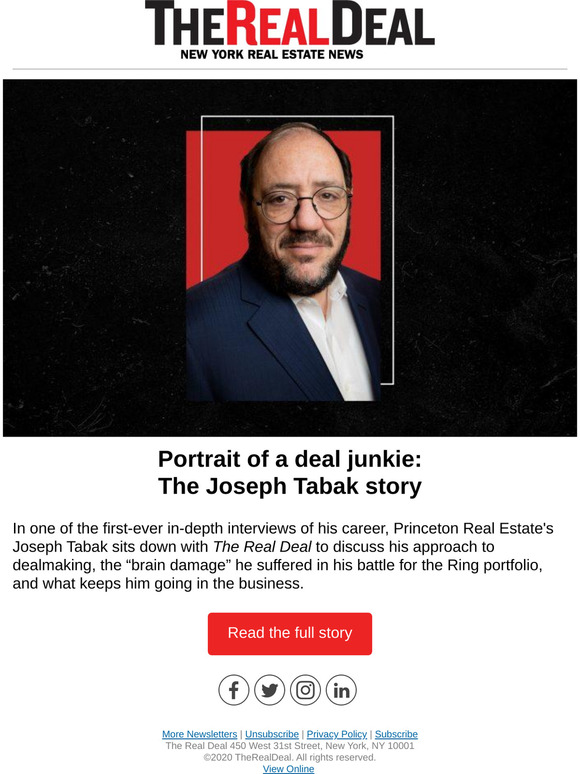 The Real Deal: Special Report: The Joseph Tabak story | Milled