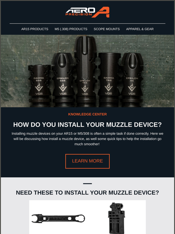 Aero Precision: How do you Install a Muzzle Device? | Milled