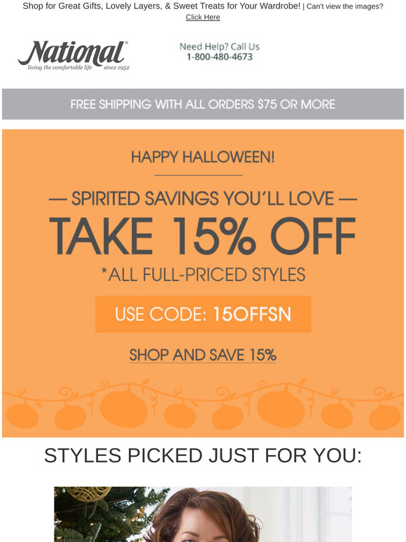 ShopNational: 15% 🎃FF – This Weekend Only! | Milled