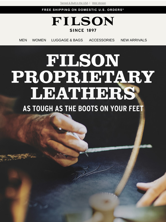 Filson: Filson Leather Goods | Milled