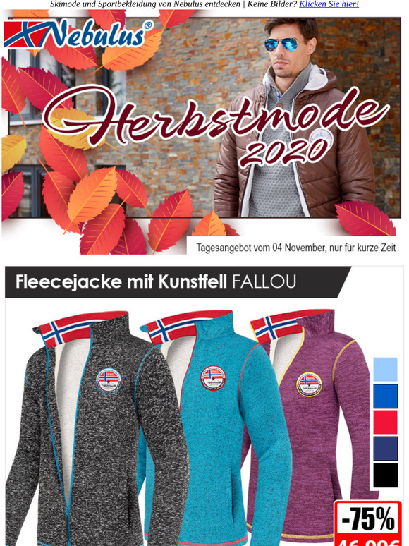 Nebulus: Der Nebulus Mode Herbst - jetzt eiskalt sparen | Milled
