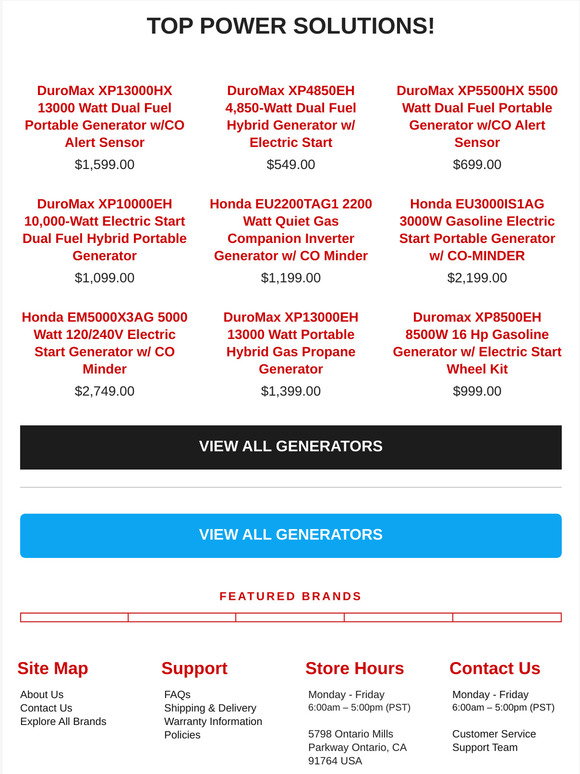 electric generator depot: Get Power Now & Pay Later... | Milled
