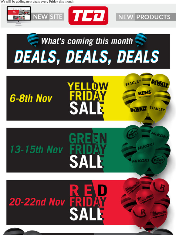 Trade Counter Direct: What's Coming This Month - Deals Deals Deals | Milled