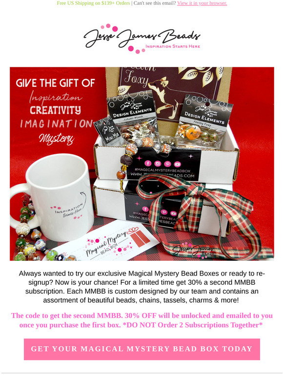 Jesse James Beads: Magical Mystery Bead Box Sale! | Milled