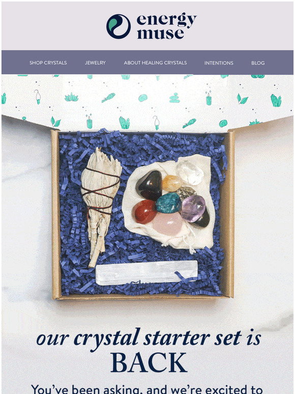 Energy Muse: The Crystal Starter Set is BACK 🔮 | Milled