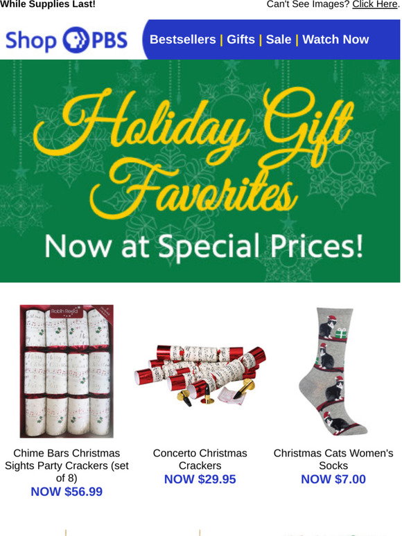 ShopPBS.org: SAVE on Holiday Gift Favorites | Milled