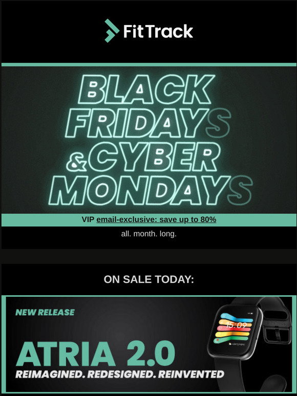 FitTrack: BRAND NEW: Atria 2.0 + Your first VIP discount | Milled