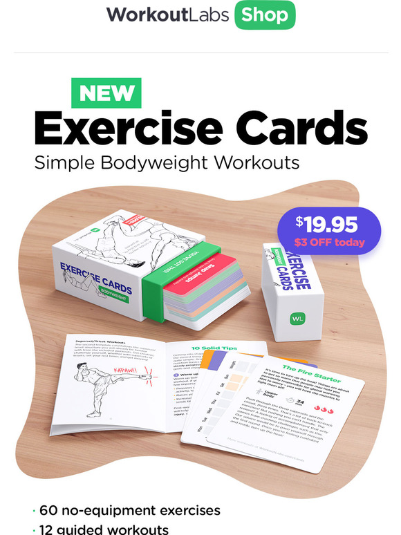 WorkoutLabs: NEW – Exercise Cards just launched! 🙌 | Milled