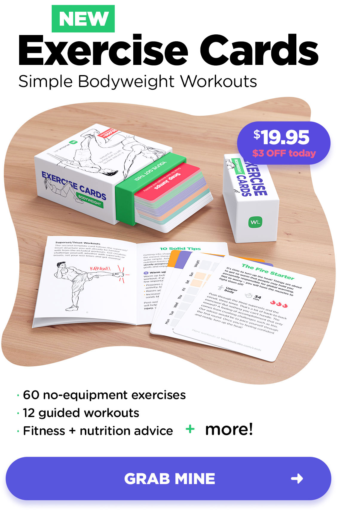 WLShop by WorkoutLabs: NEW – Exercise Cards just launched! 🙌 | Milled