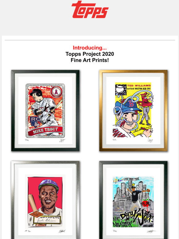 Topps: Introducing Project 2020 Fine Art Prints! | Milled