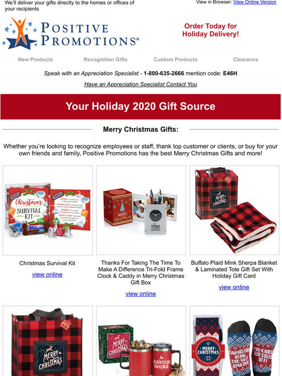 Positive Promotions: Best of Merry Christmas Gifts, Just for You! | Milled