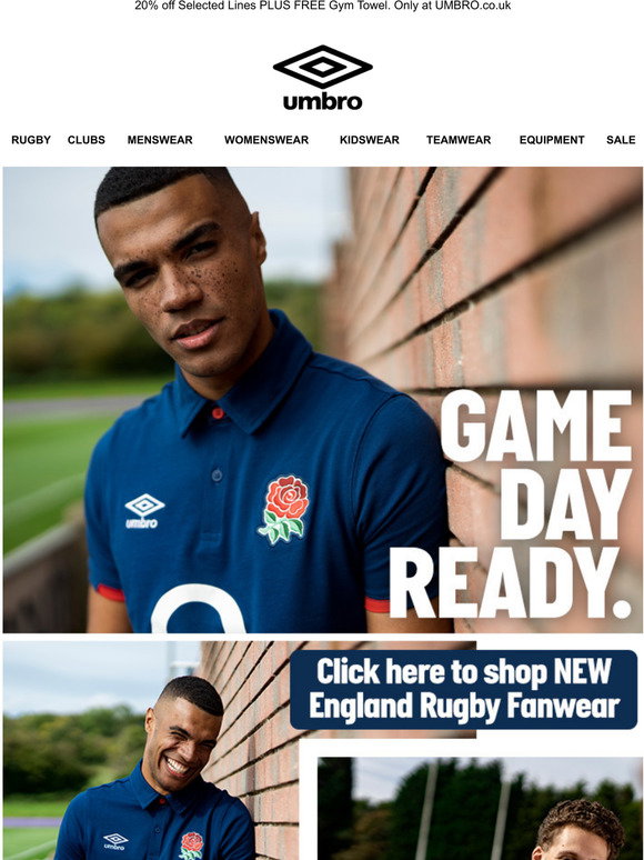 Umbro: England Rugby | New Fanwear Just In! | Milled