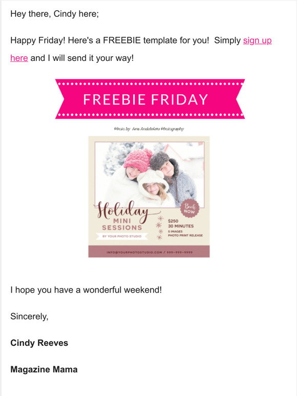 Magazine Mama: Here's Your FREEBIE Friday! | Milled