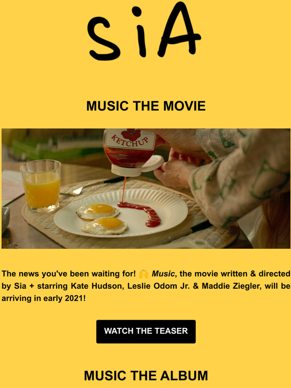 Sia: Music the Movie & Album Out Early 2021! | Milled