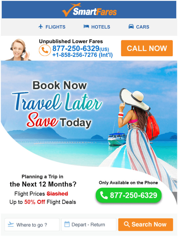 SmartFares: 🌴Discount Traveler - 🌴 Book Now Travel Later🔥Save Today 📆 ...