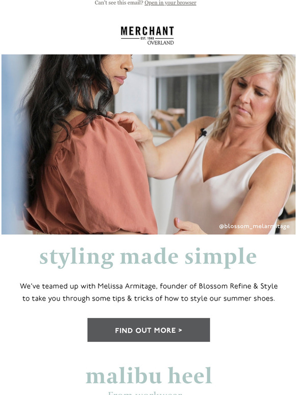 Merchant: Styling Made Simple with Melissa Armitage | Milled