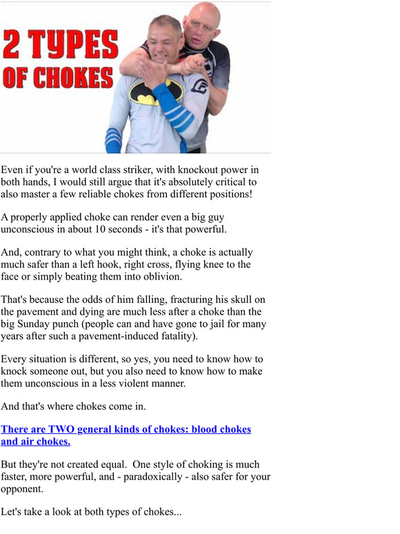 Grapplearts: Blood chokes vs air chokes: what's better? | Milled