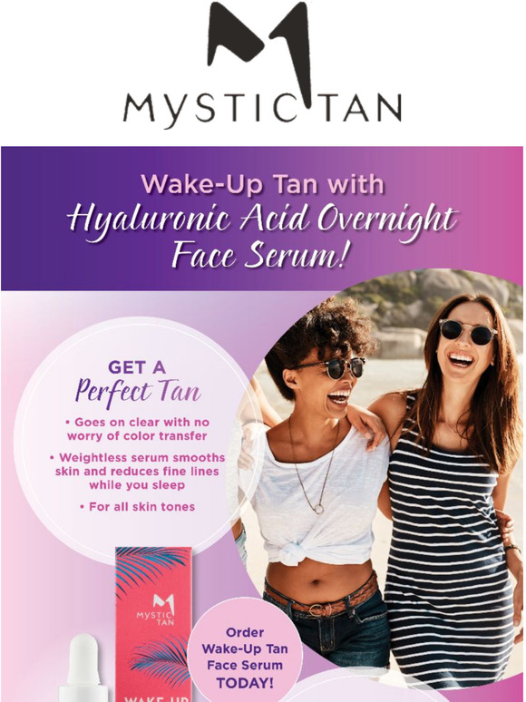 Mystic Tan: Wake-Up Tan with this Face Serum! | Milled