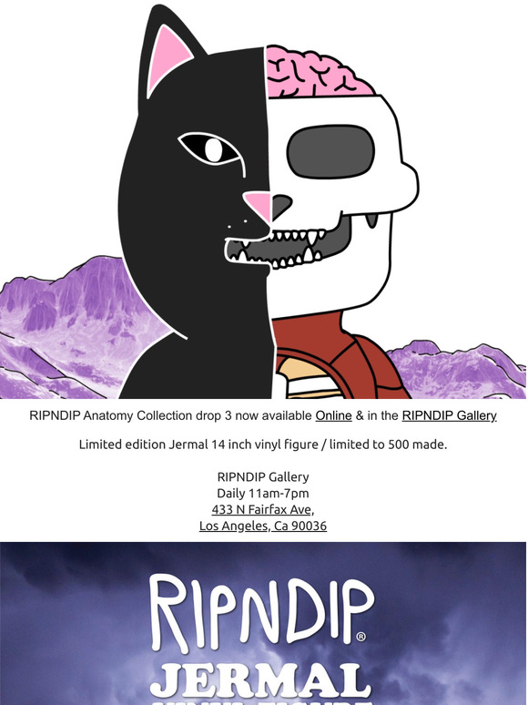 RIPNDIP: Jermal Anatomy Vinyl Figure Out Now ☣️💥🧪🤯 | Milled