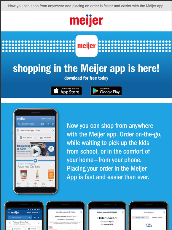 Meijer: Shopping in the Meijer app is here! | Milled