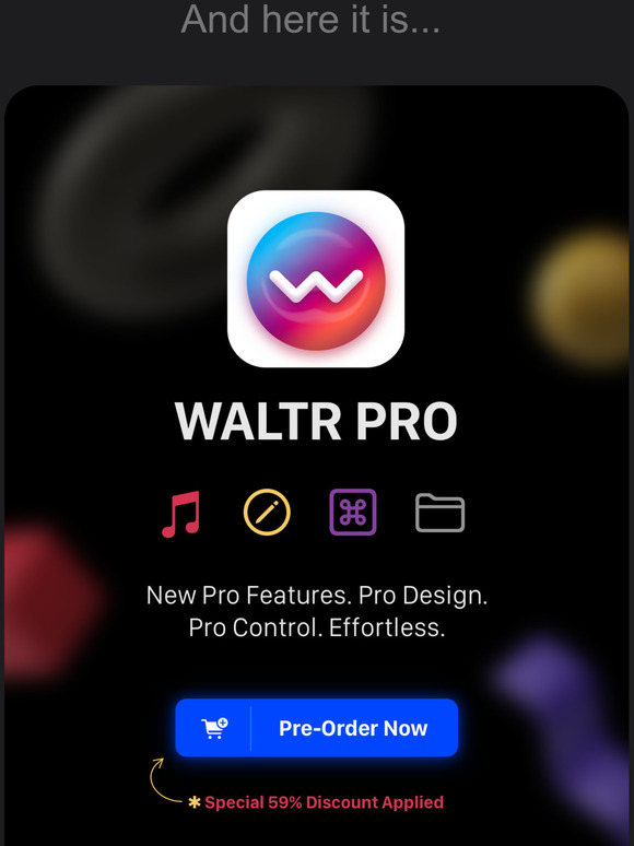 Softorino (WALTR 2): WALTR PRO is here. | Milled
