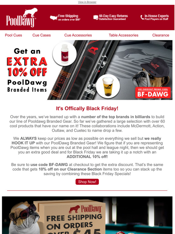 PoolDawg: BLACK FRIDAY is HERE! Additional 10% off PoolDawg Brand ...