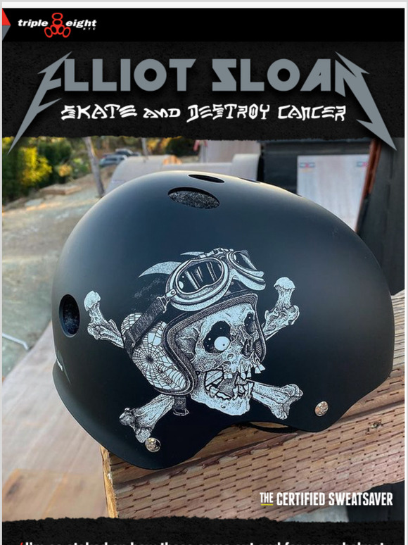 Triple 8: Elliot Sloan Signature Edition Certified Sweatsaver Helmet ...