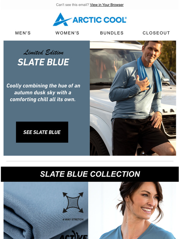 Arctic Cool: SLATE BLUE, our new seasonal blue! | Milled
