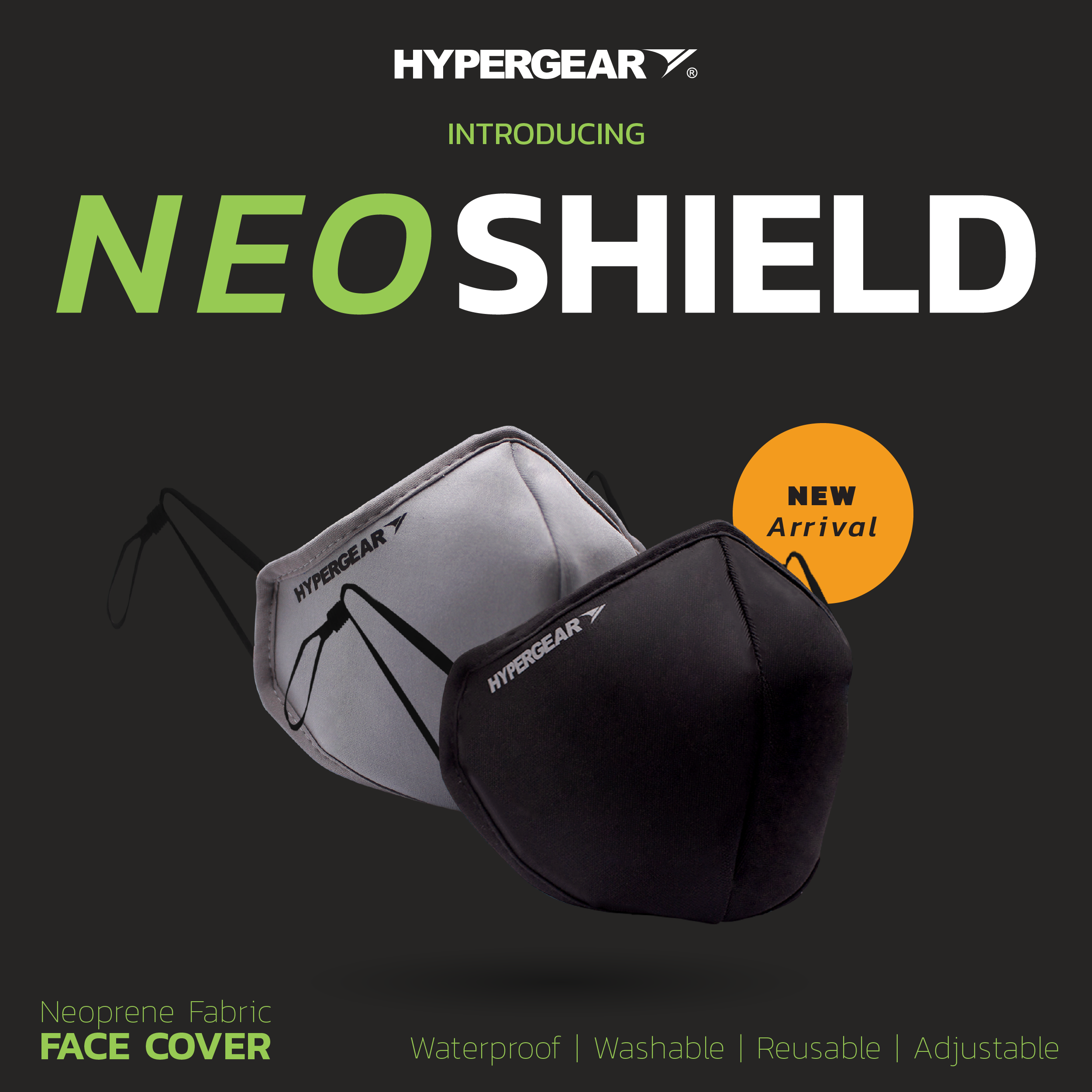Hypergear (MY): INTRODUCING NEO SHIELD FACE COVER | Milled