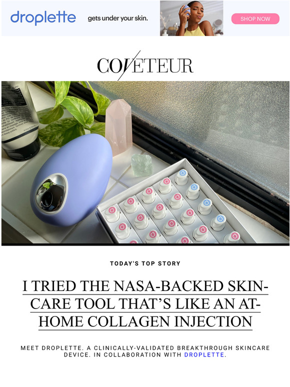 COVETEUR: I Tried the Nasa-Backed Skin-Care Tool That’s Like an At-Home ...
