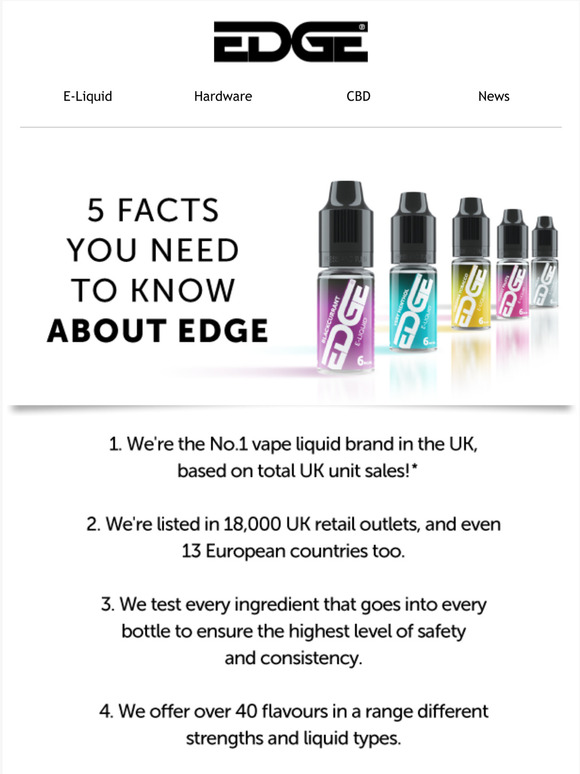 Edge Vaping: The 5 facts you need to know about EDGE | Milled