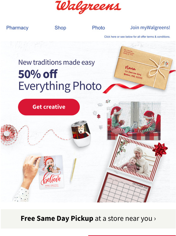 Walgreens: 50% off has arrived - special products for less... | Milled