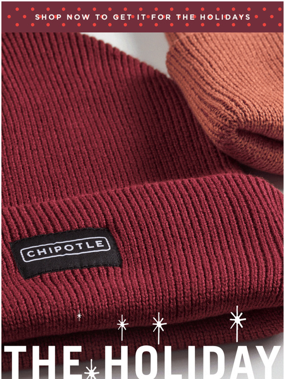 Chipotle: Shop the Chipotle Goods Winter Collection | Milled