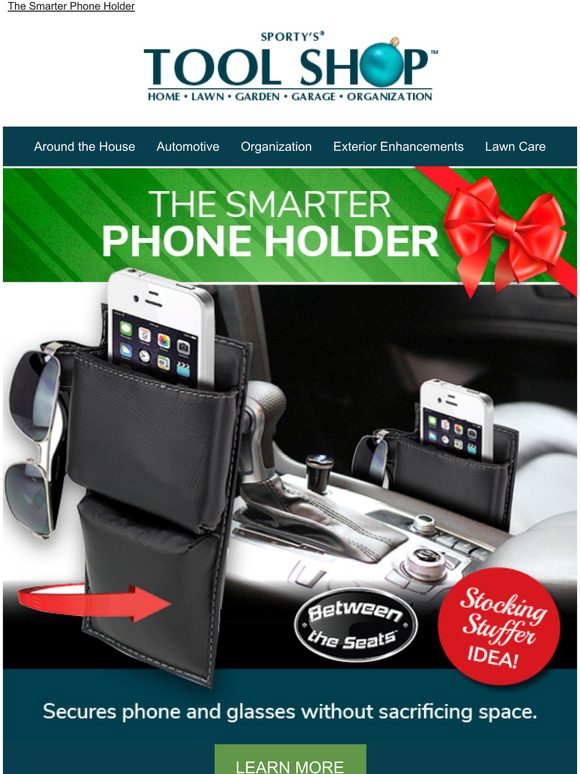 Sporty's Tool Shop: Secure Your Phone Without Sacrificing A Cup Holder ...