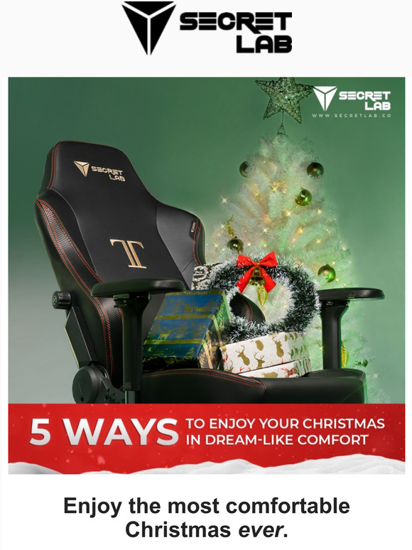 Secretlab: Make this Christmas the most comfortable one you’ve ever had ...