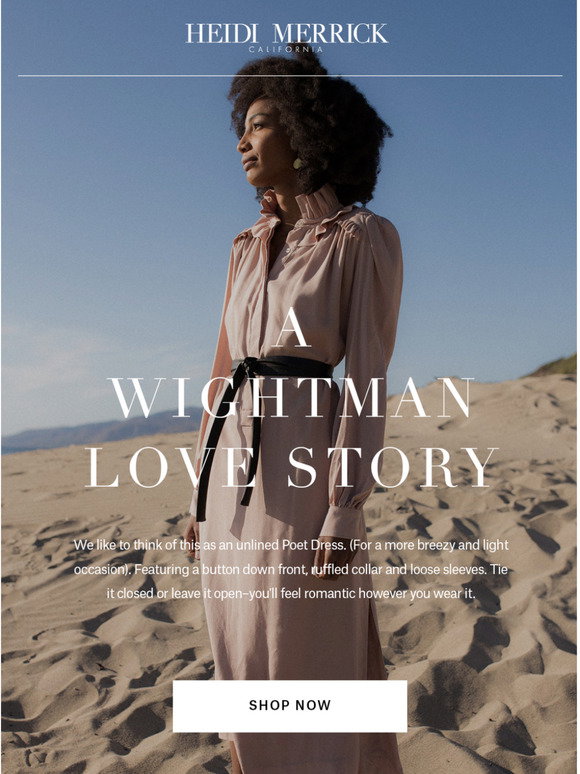 Heidi Merrick: A WIGHTMAN DRESS LOVE STORY 🍷 | Milled