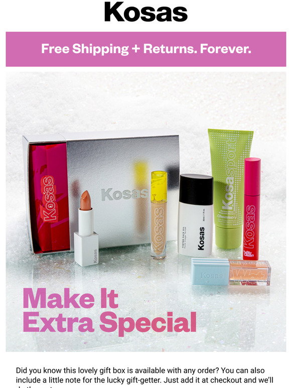 Kosas: We’re Really Good At Gift Boxes | Milled