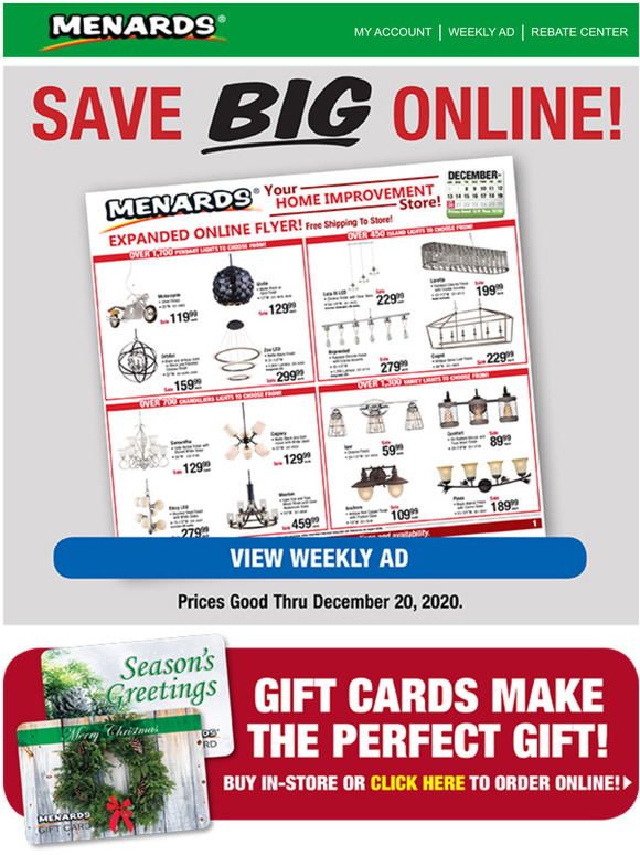 Menards: More Ways To Save In Our Expanded Online Flyer | Milled