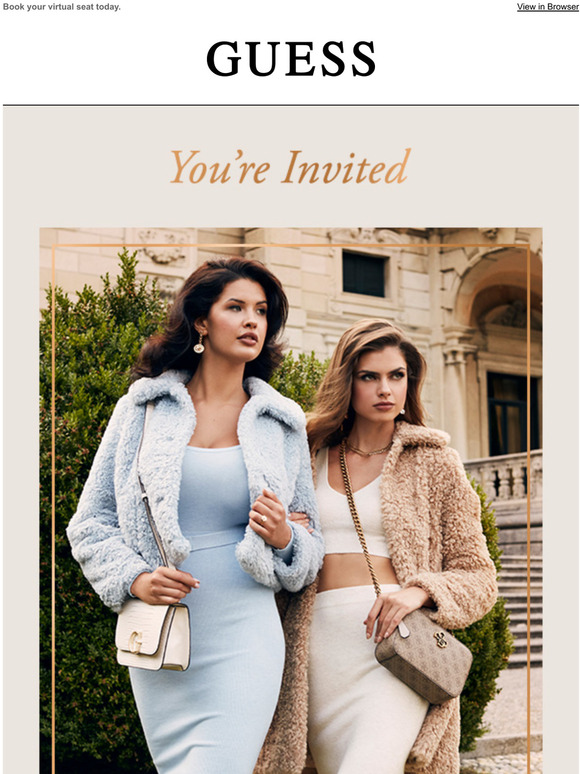 GUESS: VIP Invite: Live GUESS Styling Event | Milled