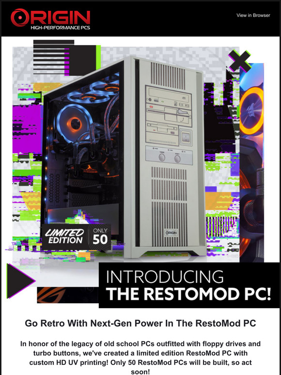 Origin PC: Go Retro with the Limited Edition RestoMod PC! | Milled