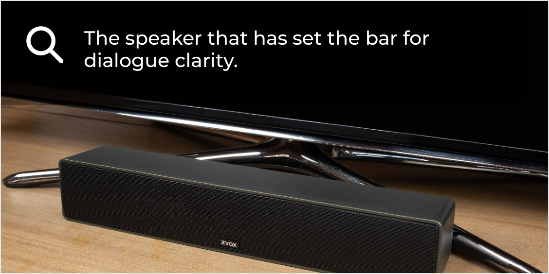 zvox audio: New Deal Added! 6-Level AccuVoice AV100 Now $99.99 Save $70 ...