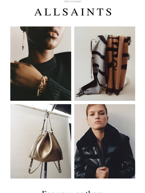 AllSaints: Gifts, for you or them | Milled