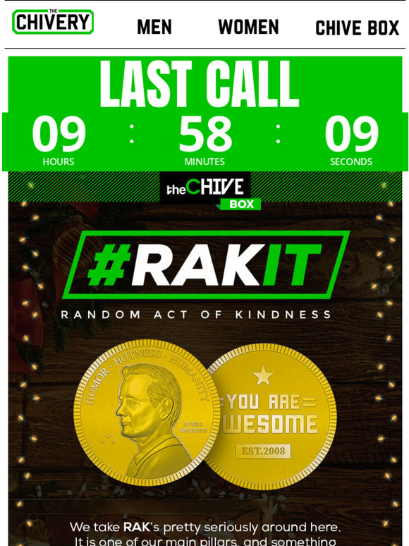 The Chivery: Last Call - theCHIVE Box | Milled