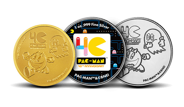 APMEX: NEW exclusive PAC-MAN™ 40th Anniversary coins are now available ...