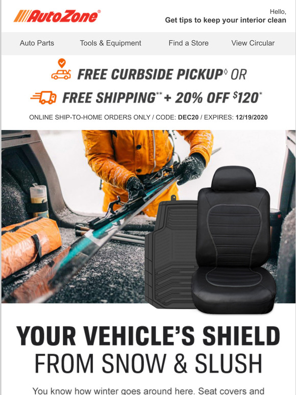 AutoZone: Save $5 on seat covers and floor mats | Milled