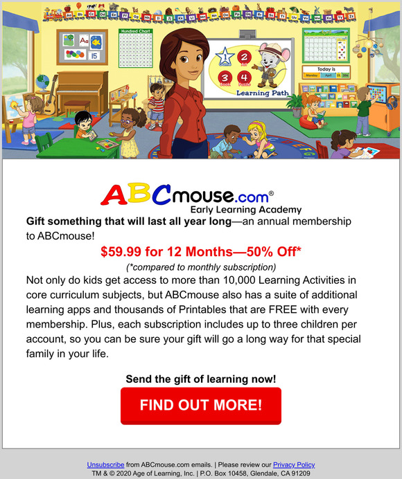 ABCmouse: What Gift Will Last All Year? | Milled