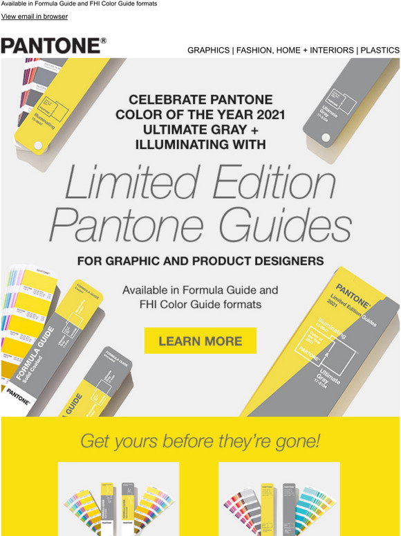 Pantone: Limited Edition Pantone Guides - For Graphic and Product ...