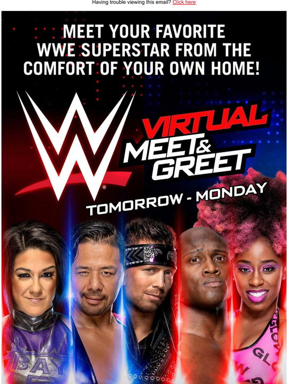 WWE: WWE Virtual Meet & Greets This Weekend! | Milled