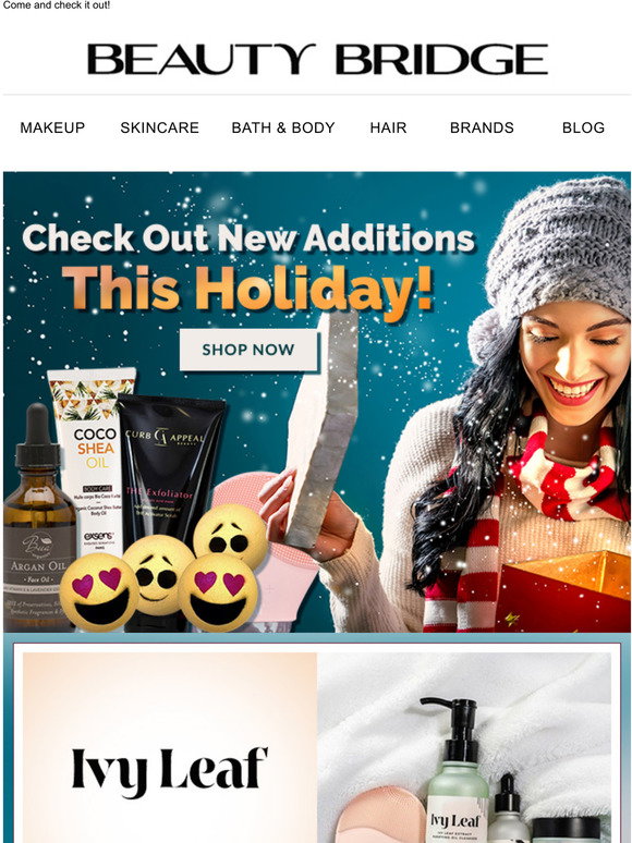 Beauty Bridge: 🎁 Check Out New Additions This Holiday! | Milled