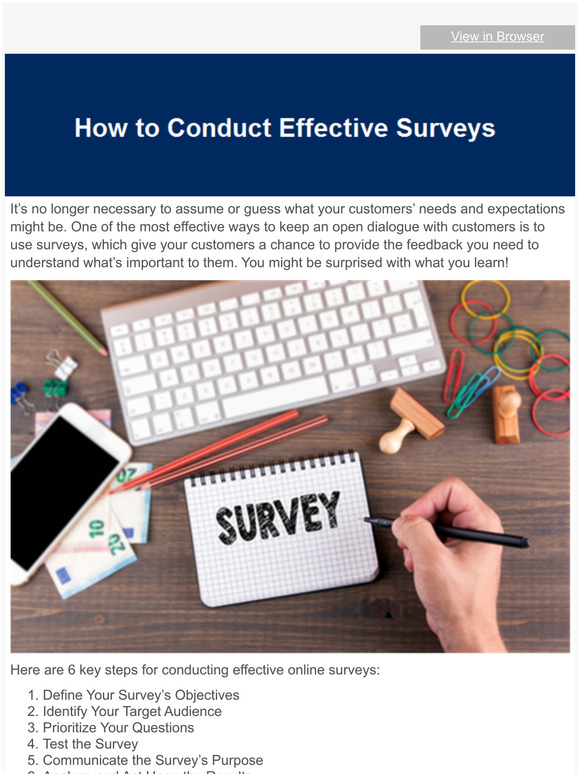 SurveyMethods: SurveyMethods: How to conduct effective online surveys ...